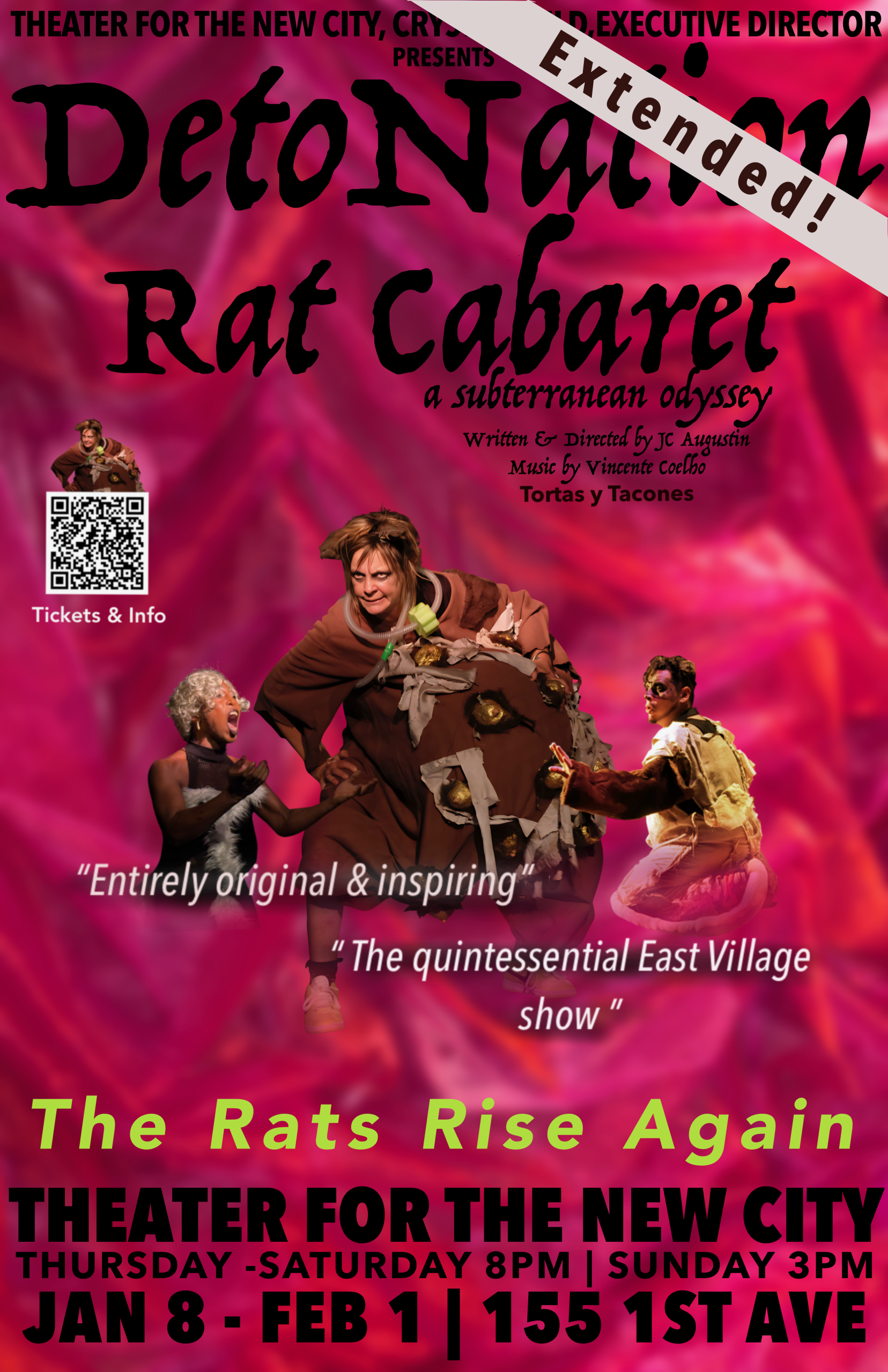DetoNation Rat Cabaret 2026 – Theater for the New City