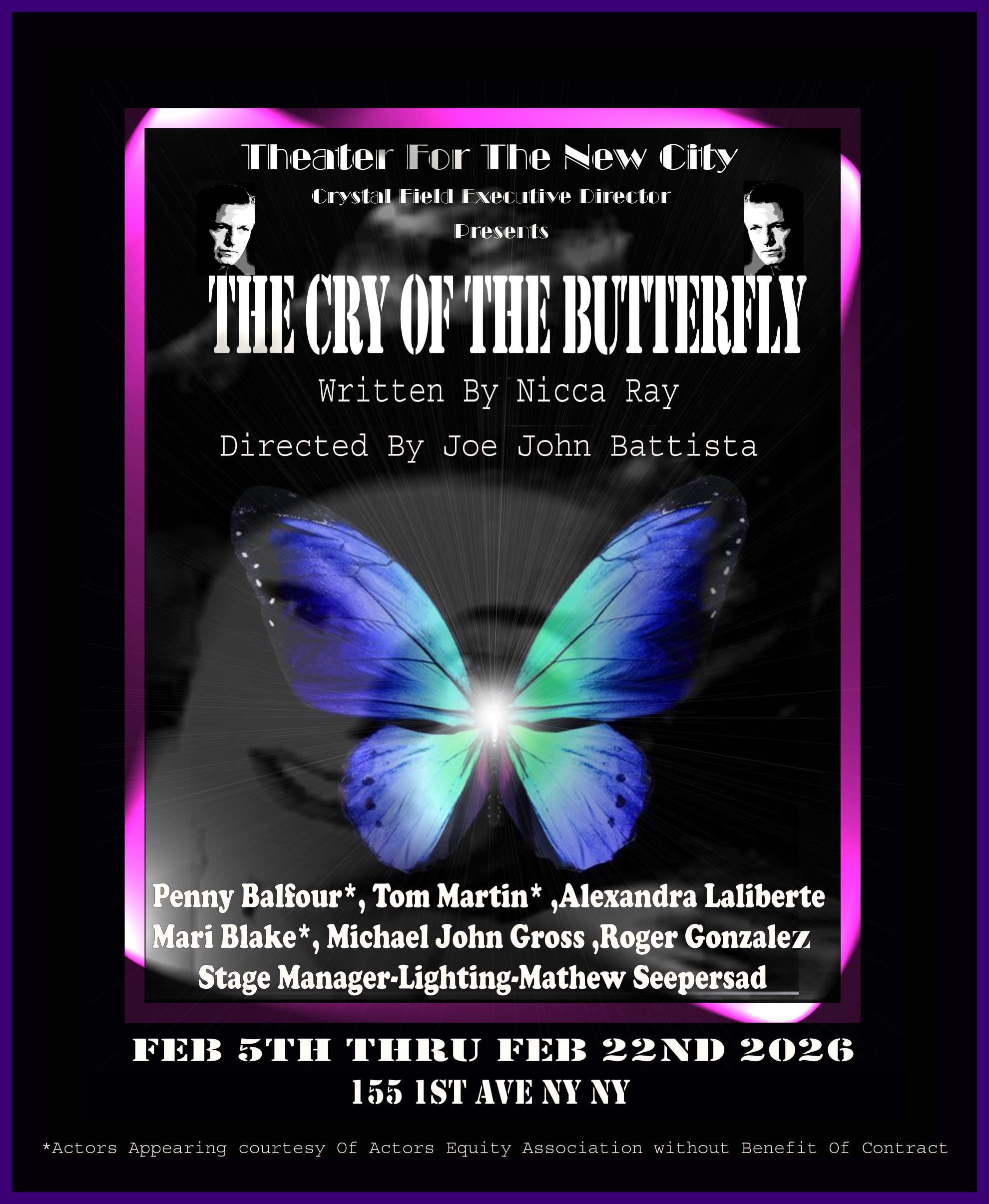 The Cry Of The Butterfly – Theater for the New City